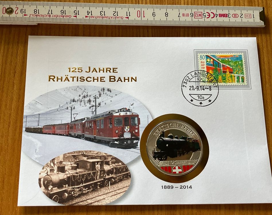 Numisbrief RHÄTISCHE BAHN 2014 | Kaufen auf Ricardo