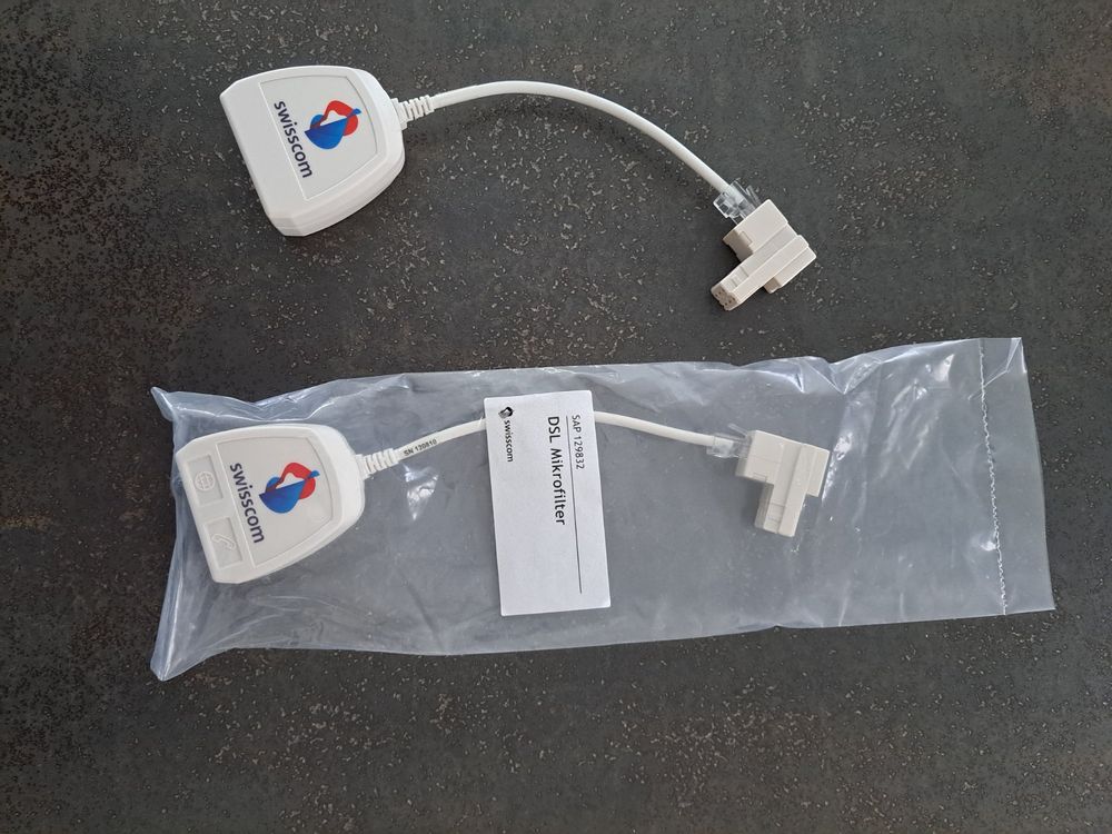 SWISSCOM DSL Microfilter (Neu und originalverpackt) in Weggis für CHF 1 ...