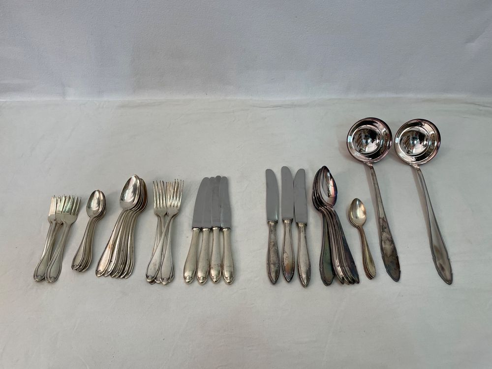 Art Deco Besteck Set versilbert Auerhahn / F.O.B. Essbesteck (Gebraucht) in Hinwil für CHF 75 ...