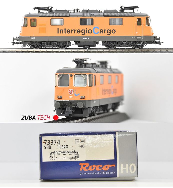 Roco 73374 E-Lok Re 4/4 II InterregioCargo H0 GS Analog OVP (Gebraucht ...