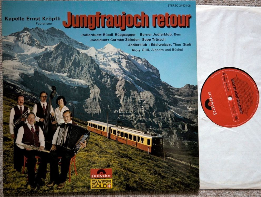 KAPELLE ERNST KRÖPFLI "JUNGFRAUJOCH RETOUR" LP ♪ GEWASCHEN ♪ (Neu (gemäss Beschreibung)) in ...