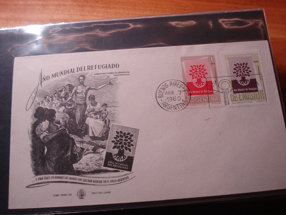 FDC 1960, Argentinien, World Refugee Year (Gebraucht) in Niederwil AG ...