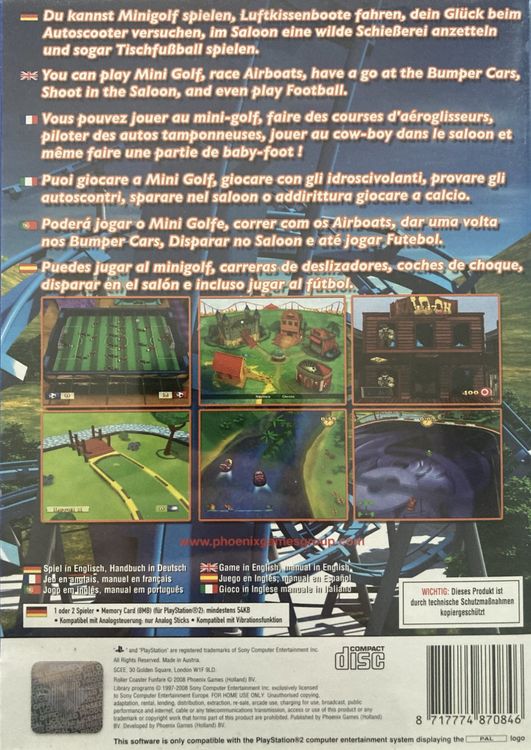 Roller Coaster Funfare - SONY PS2 (Gebraucht) in Jonschwil für CHF 12.9 ...