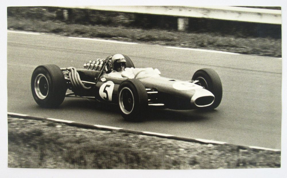 Vintage Fotografie Foto eines Rennfahrer Rennwagen Rennauto (Gebraucht ...