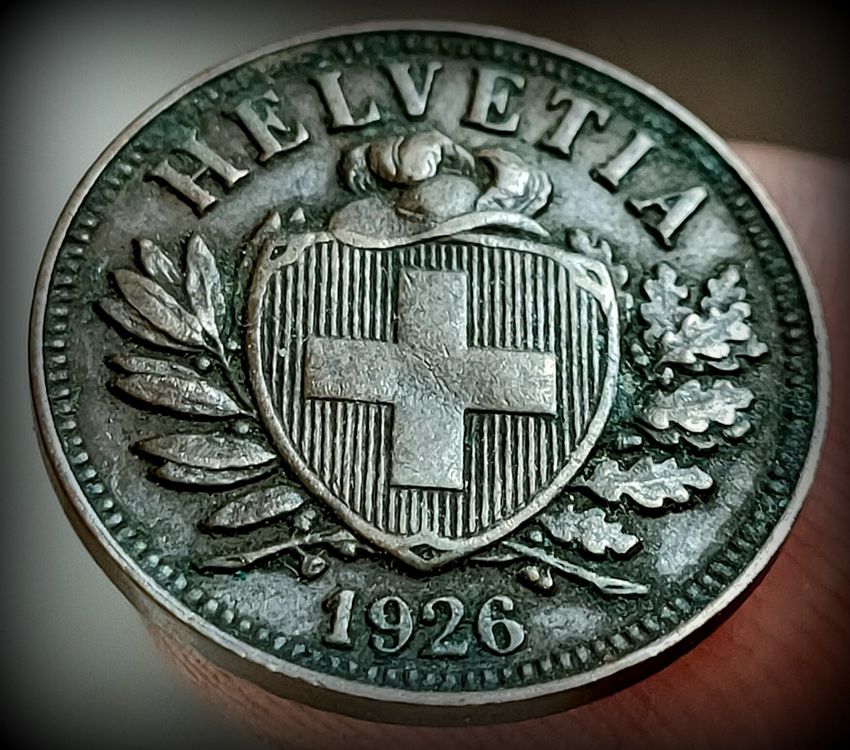 SCHWEIZ 2 RAPPEN 1926 *RAR* (Gebraucht) in winterthur für CHF 10 – mit Lieferung auf Ricardo kaufen