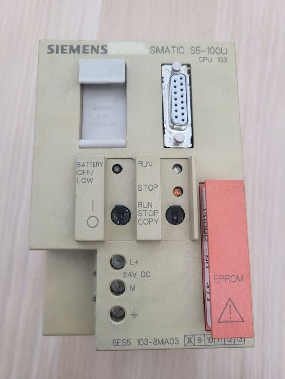 Siemens Simatic S5-100U CPU 103 (Gebraucht) in Wila für CHF 10 – mit Lieferung auf Ricardo kaufen
