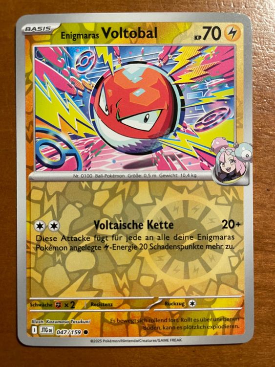 Pokemon Enigmaras Voltobal Reverse (Versand gratis) (Neu (gemäss ...