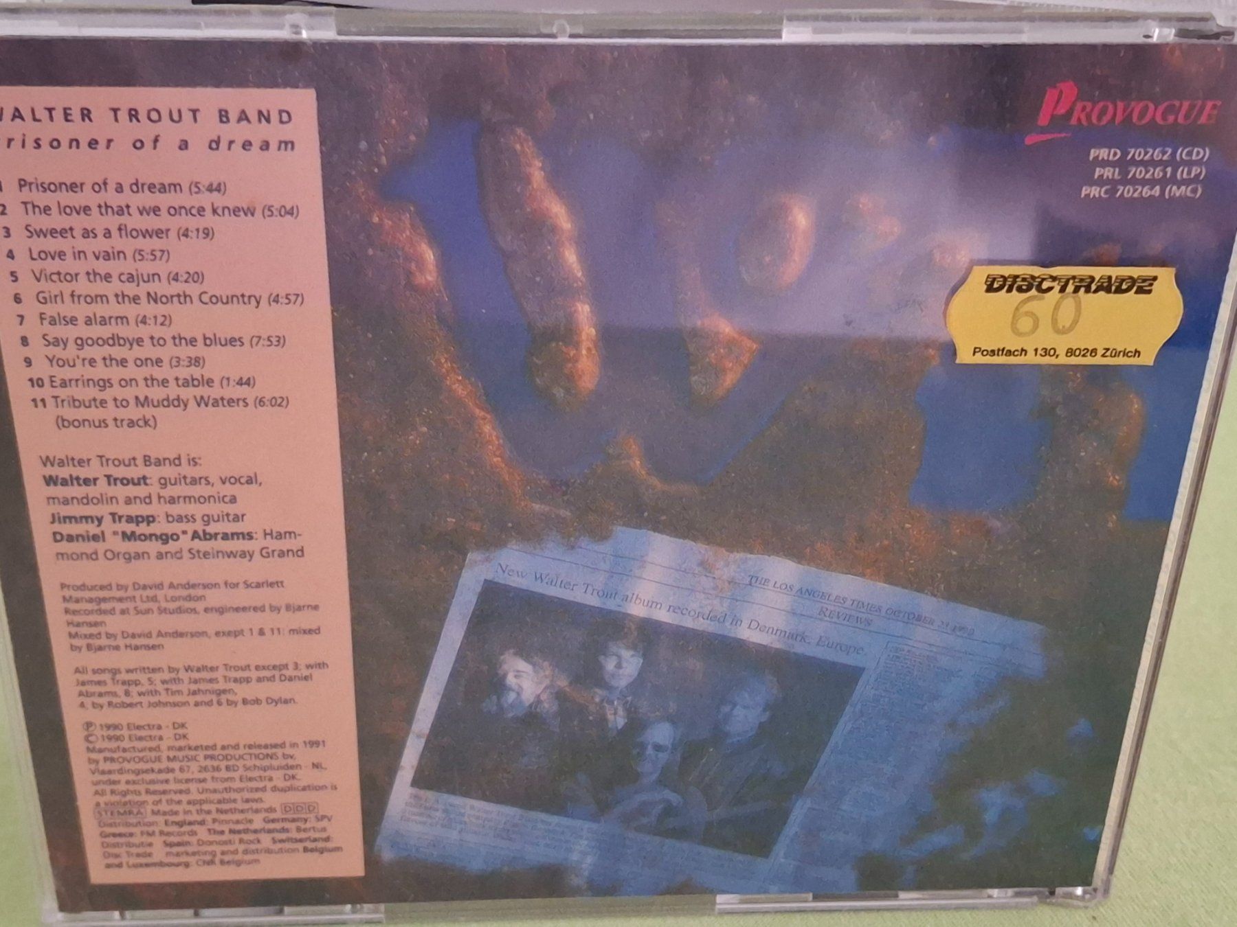 CD Walter Trout Band - Prisoner Of A Dream - (Gebraucht) in Aarberg für ...