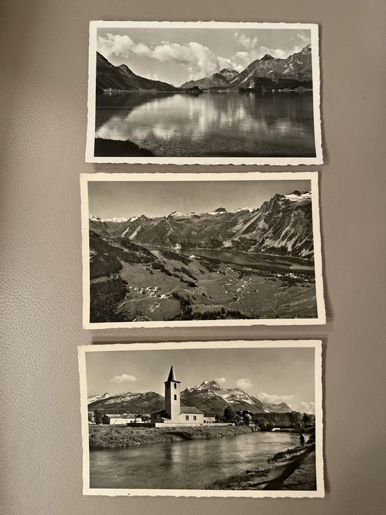 3 Postkarten Engadin Sils im Engadin (Gebraucht) in Zürich für CHF 6 ...