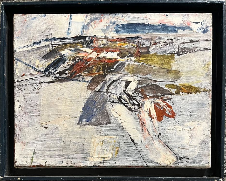 60.er Jahre Abstrakte Gemälde, Unl. Signiert | Kaufen auf Ricardo
