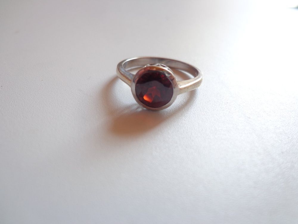 vrai/echte 12ct Grenat bague/ring | Kaufen auf Ricardo