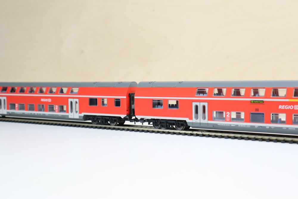 PIKO 4 x Doppelstockwagen + Steuerwagen - 57621 / 57620 | Kaufen auf ...