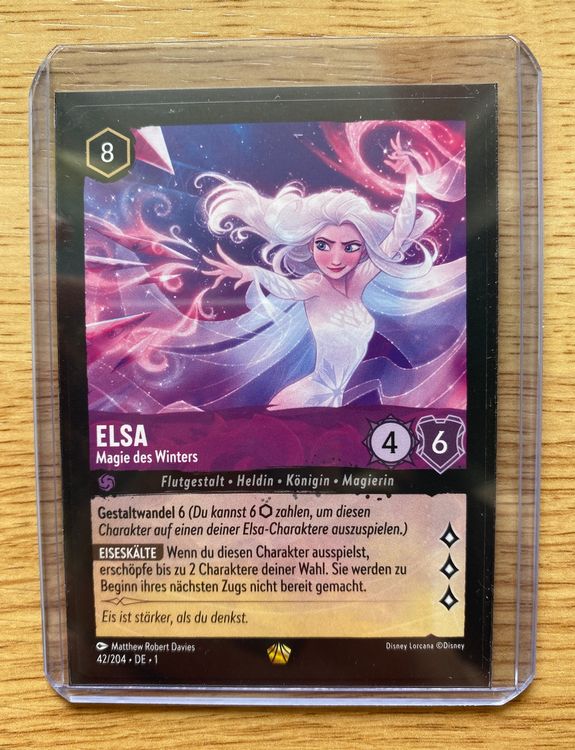 Elsa DE 42 Legendär - Disney Lorcana 1 (Neu (gemäss Beschreibung)) in ...