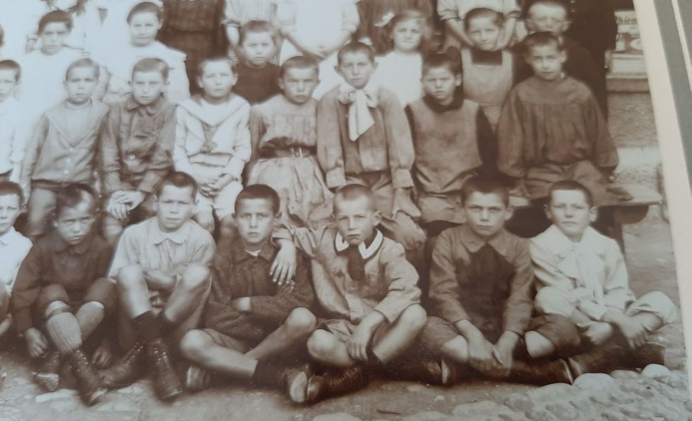 Ancienne photo école HAUTERIVE 19. Aout 1913 Alphonse Brandt (Gebraucht ...