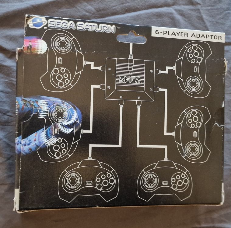 Sega Saturn 6-Spieler Adapter - Top Zustand - Selten! (Neu und ...
