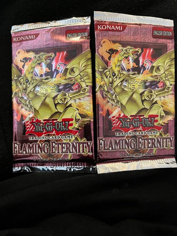 2 x YU-GI-OH!! Trading Card Game -Flaming Eternity (English) (Neu ...