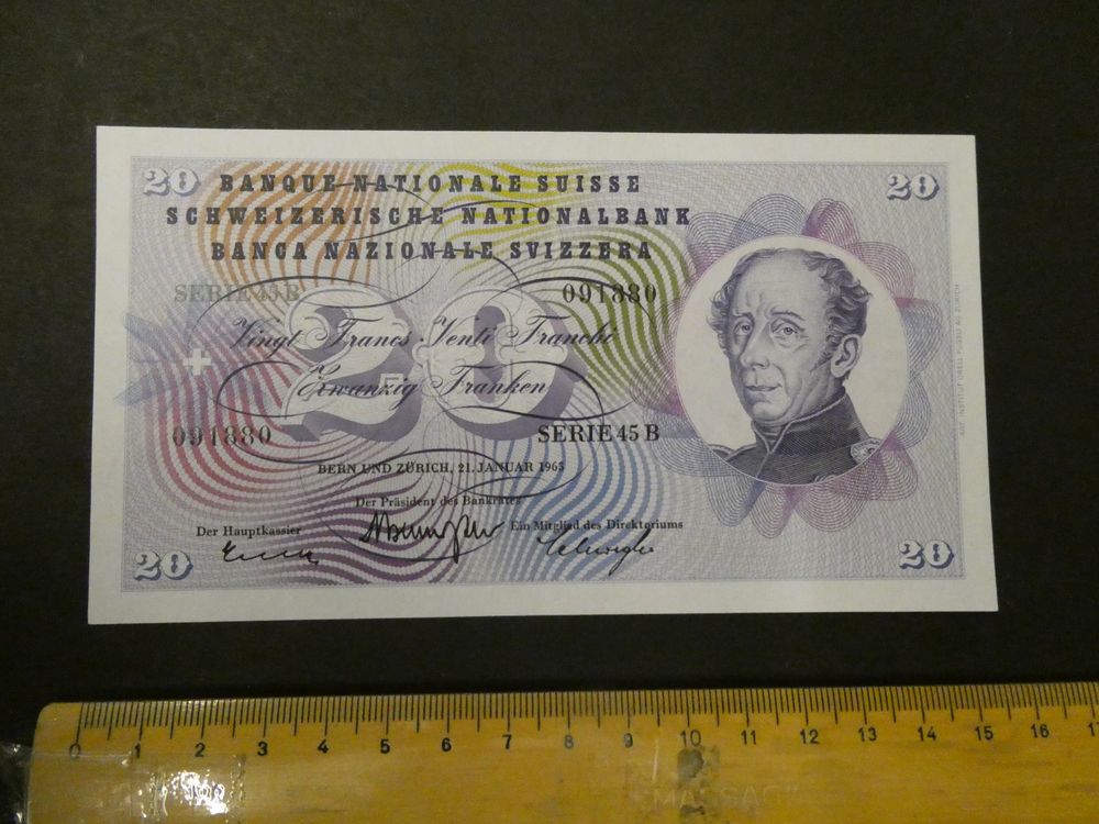 Schweiz 1965, 20 Franken | Kaufen auf Ricardo