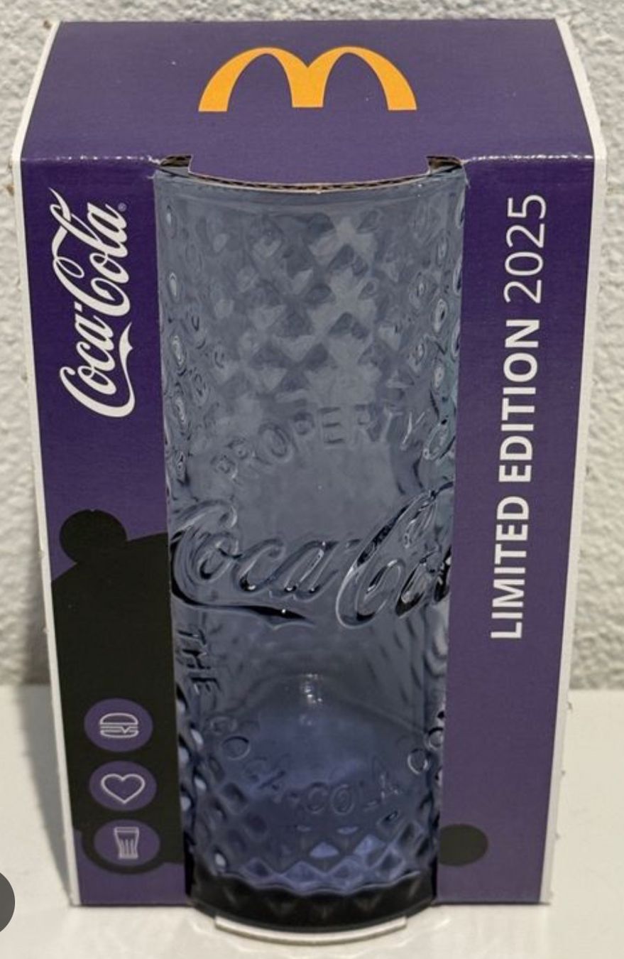 McDonalds Coca-Cola Glas, Limited Edition 2025, Lila (Neu und ...