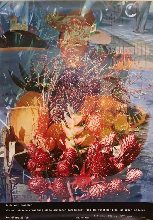 1 Plakat: Ausstellung Bilderwelt Brasilien 1992 (Gebraucht) in Zürich für CHF 60 – mit Lieferung ...