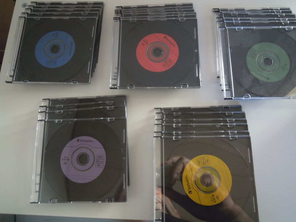 27 Stk. Vinyl Look Verbatim CD-R 52x 700 MB (Gebraucht) in Villmergen ...