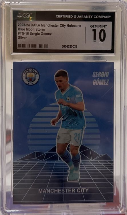 Sergio Gomez Manchester City Holocene 2023-24 CGC 10 Gem Min (Neu ...