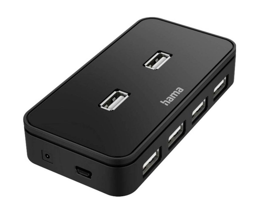 Hub USB Hama 7 ports, noir, occasion | Kaufen auf Ricardo
