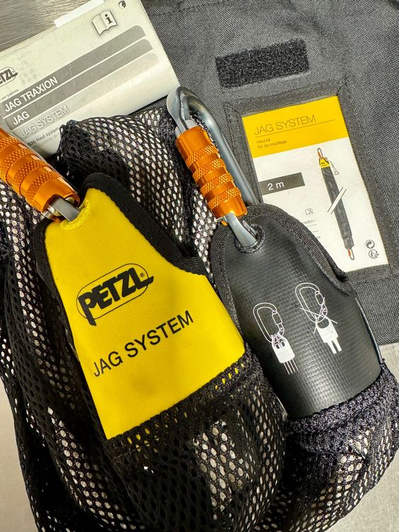 Petzl JAG SYSTEM 2 m Flaschenzug-Set OVP (Neu und originalverpackt) in ...