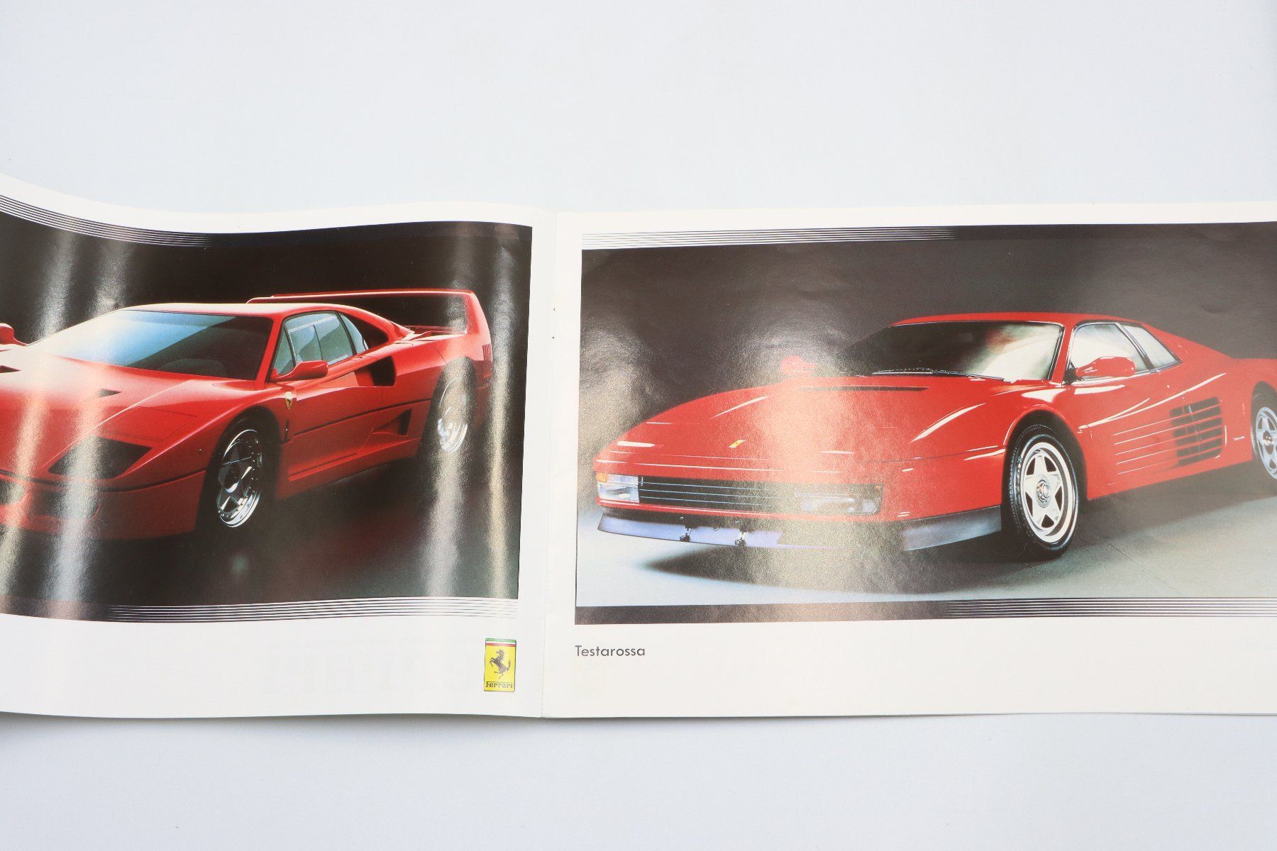 Ferrari Modellprogramm F40 / Testarossa usw. 1990 Prospekt (Gebraucht ...
