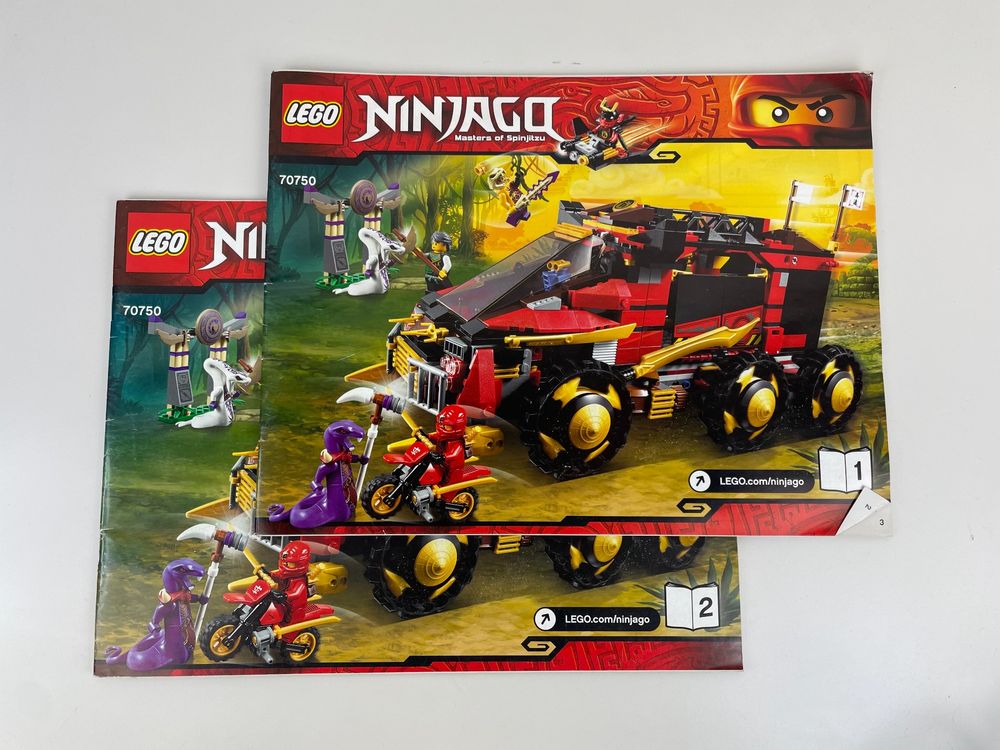 Lego Ninjago Ninja DB X 70750 Set Anleitung | Kaufen auf Ricardo