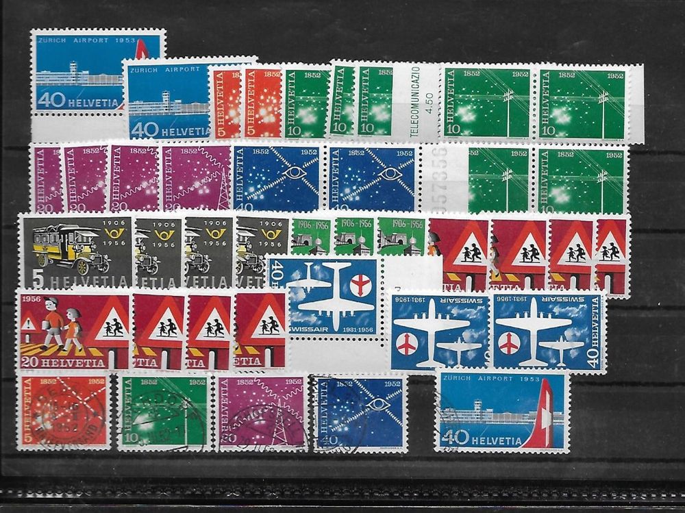 Freim. Restlot 1952 -1956 ** + gest. Kat: CHF 103.- (Gebraucht) in Basel für CHF 4 – mit ...