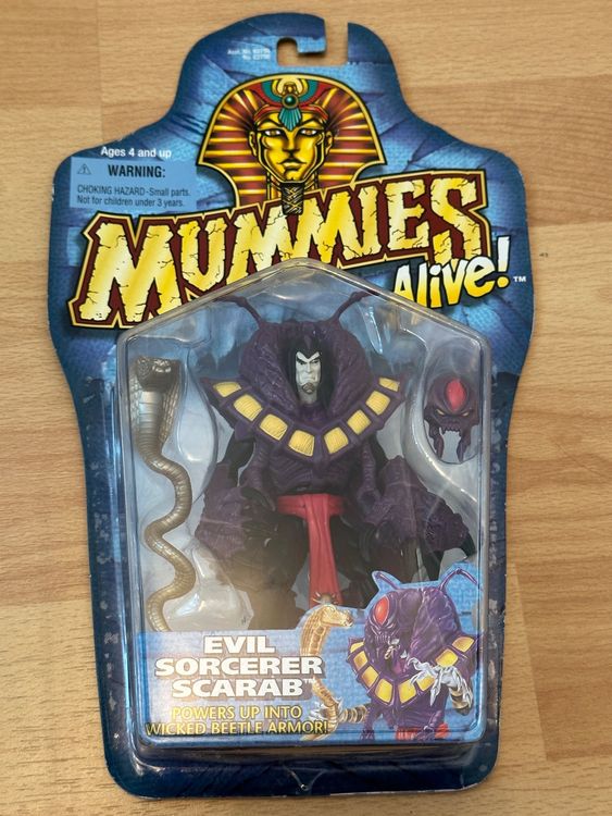 Mummies Alive, Evil Sorcerer Scarab, Kenner/Hasbro 1997 (Neu und ...