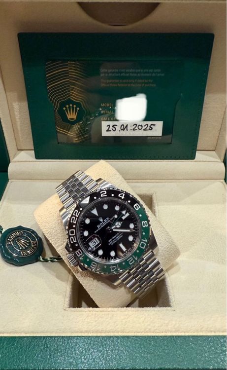 Rolex GMT-Master II "Sprite" 01/2025 Neuve (Neu und originalverpackt ...