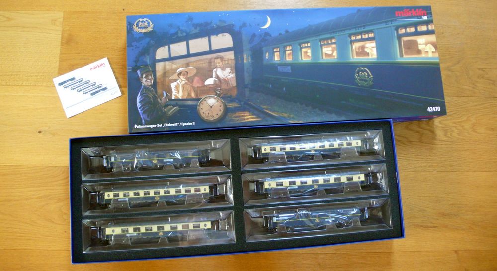 Märklin 42470 - 6-tlg. Pullman Wagen-Set EDELWEISS - NEU/OVP (Neu und ...