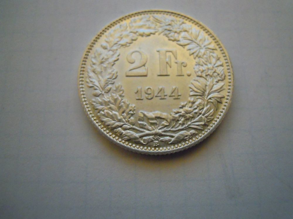 2 Fr. 1944 unz/stgl Top (Neu (gemäss Beschreibung)) in Kriegstetten für CHF 8.5 – mit Lieferung ...