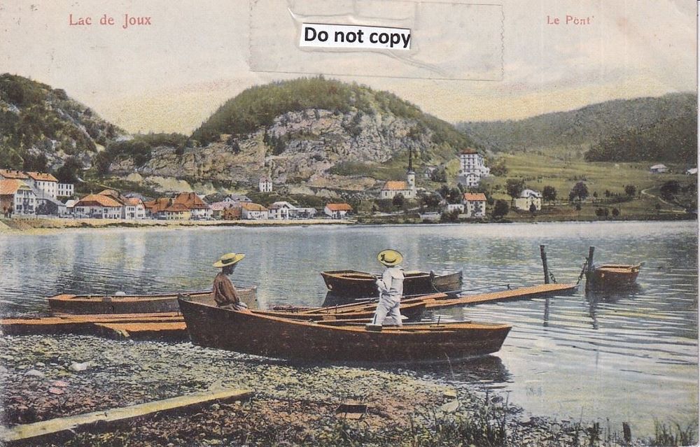 Lac de Joux VD - Le Pont en 1908 (Gebraucht) in Niedergesteln für CHF 6 – mit Lieferung auf ...