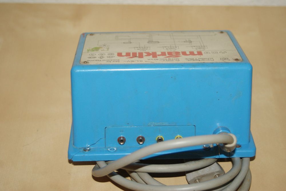 MÄRKLIN 6611 Trafo Transformator Lichttrafo, , 40 VA, 16V (Gebraucht ...