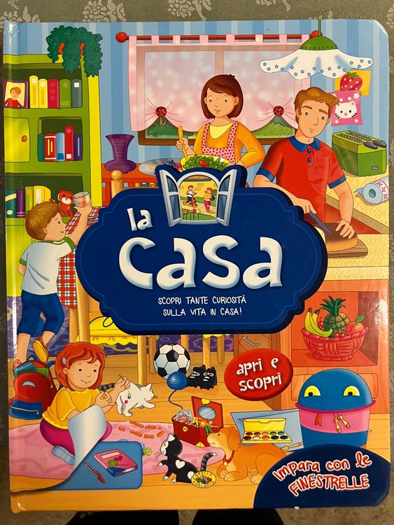 Libro per bambini "la casa" impara con le finestrelle (Nuovo (secondo ...
