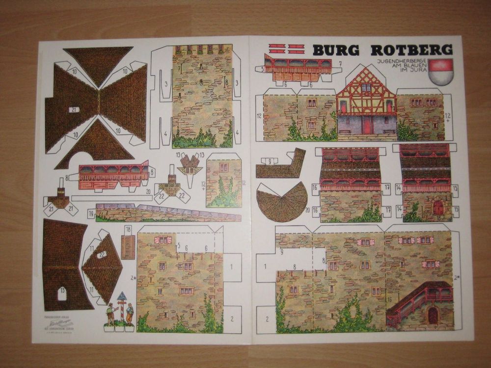 Bastelbogen "Burg Rotberg" | Kaufen auf Ricardo