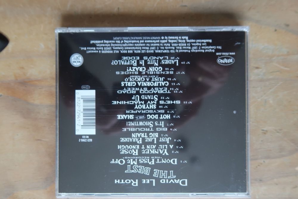 DAVID LEE ROTH - THE BEST - EX- VAN HALEN - CD (Gebraucht) in Basel für ...