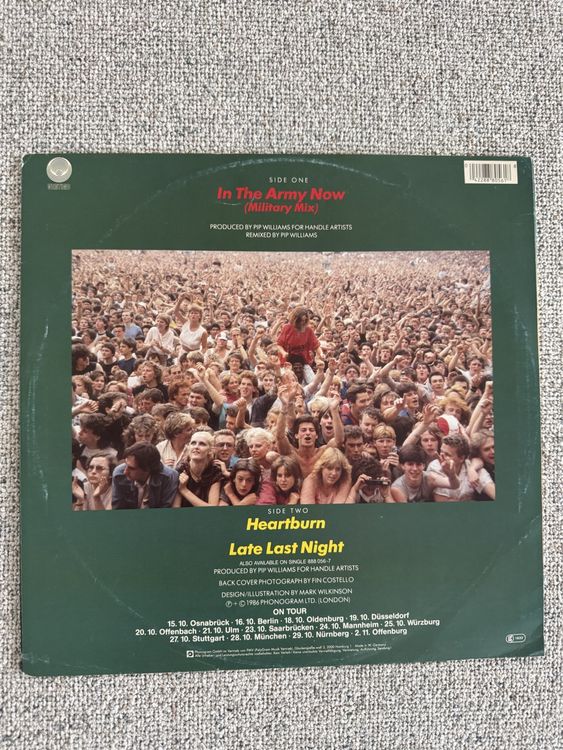 Status Quo - In The Army Now - 12" Maxi (Gebraucht) in Rorbas für CHF 4 ...