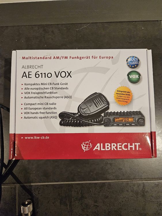 Albrecht AE 6110 VOX CB Funkgerät mit Antenne (Gebraucht) in ...