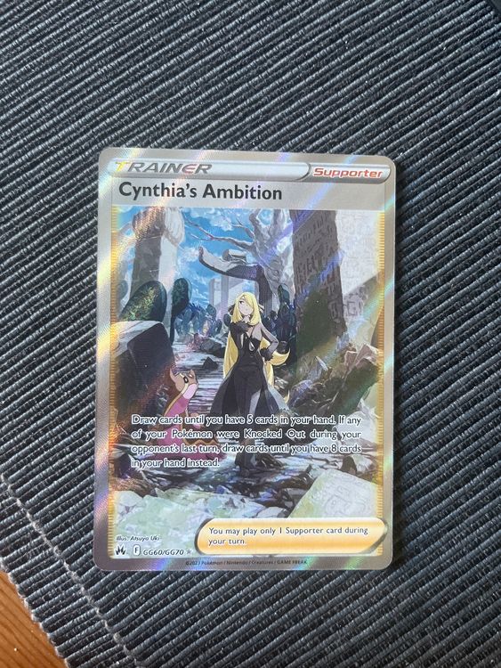 Pokemon Cynthia’s Ambition Alternative Crown Zenith Englisch (Neu ...