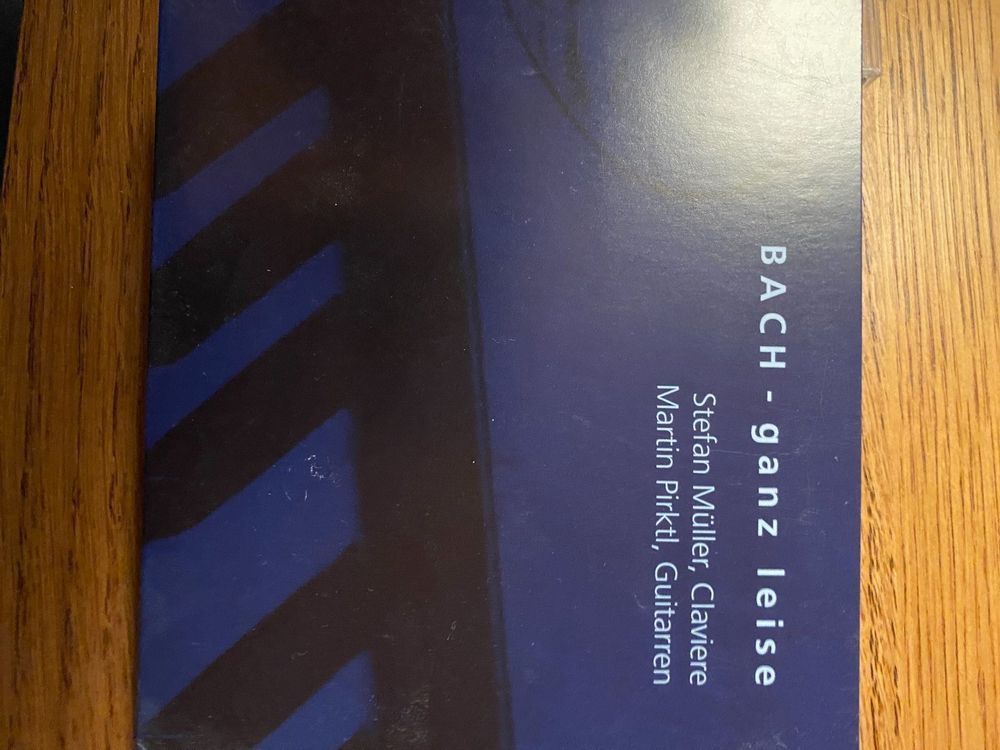 bach ganz leise | Kaufen auf Ricardo