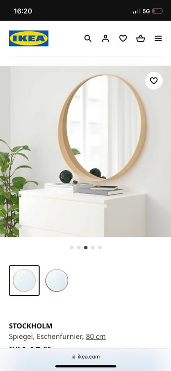 Spiegel Ikea Stockholm (Gebraucht) in Grabs für CHF 59 – nur Abholung auf Ricardo kaufen