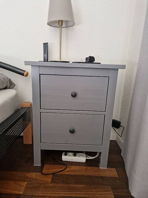 IKEA HEMNES Nachttisch grau top Zustand (Gebraucht) in Fehraltorf für CHF 30 – nur Abholung auf ...