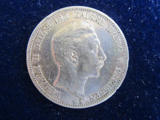 Fünf Mark 1901 - Mz A - Wilhelm II Kaiser König Preussen | Kaufen auf ...
