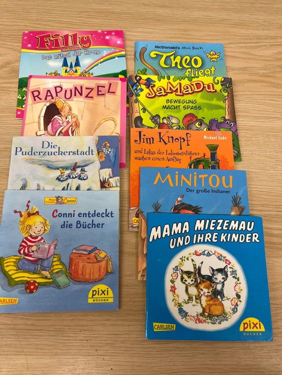 Pixi Bücher: Rapunzel, Jim Knopf, Minitou, Conni entdeckt .. (Gebraucht ...