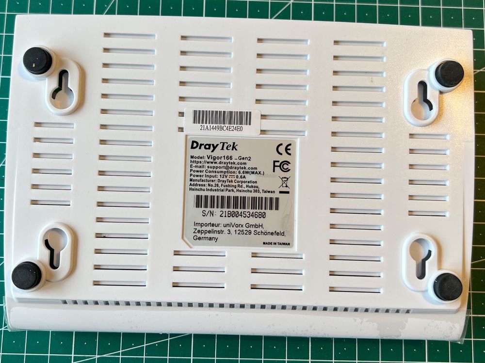 Draytek Vigor 166 VDSL G.Fast Modem in Originalverpackung (Gebraucht ...