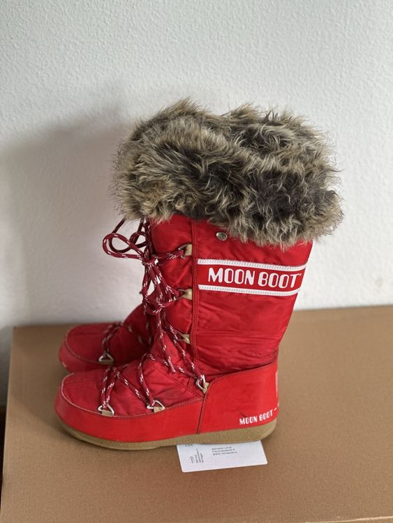 Original Moon Boots Red, EU 38 (Neu (gemäss Beschreibung)) in ...