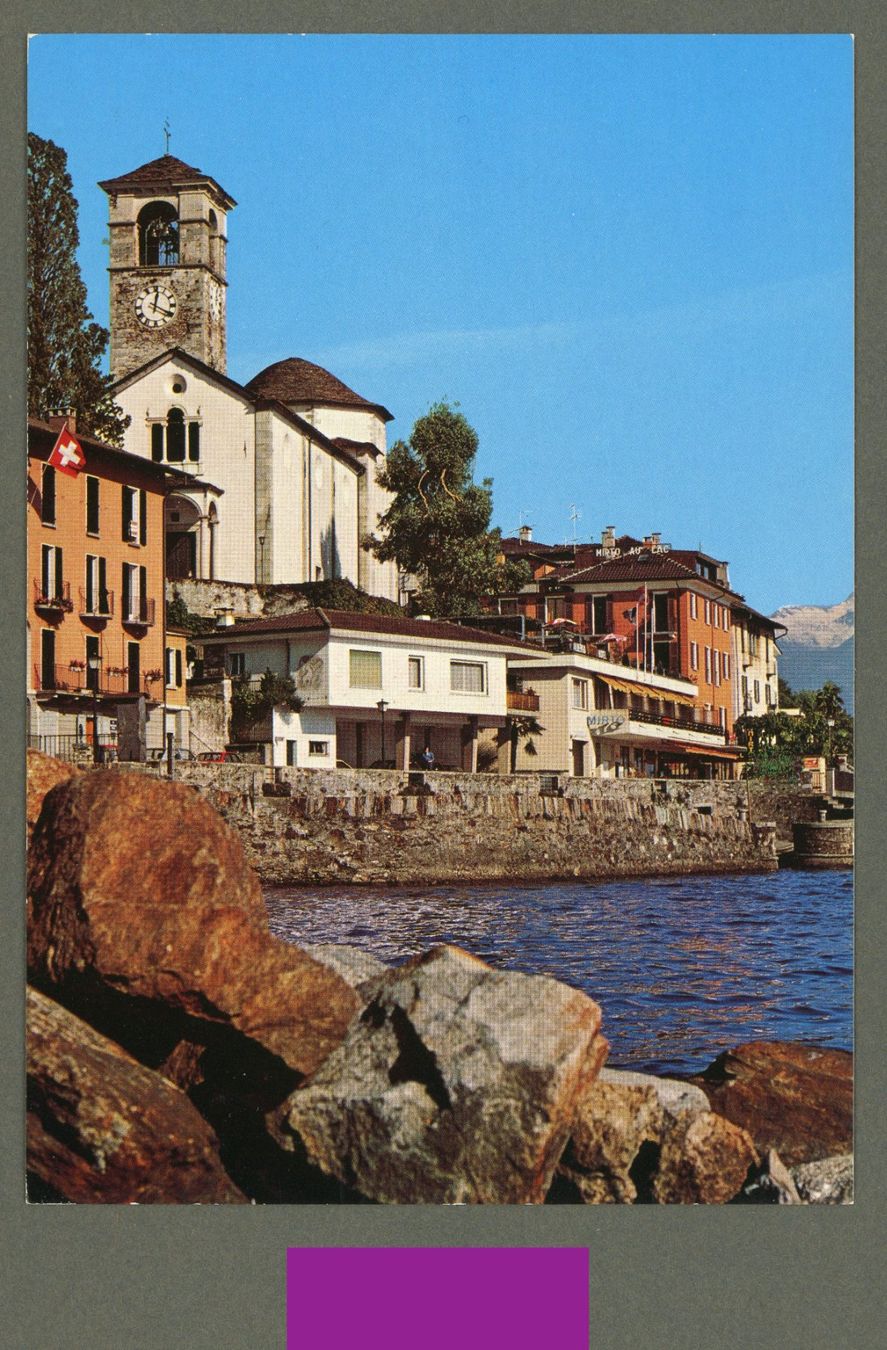 AK color Brissago TI Hotel Mirto au Lac ≈ 1980 (Gebraucht) in Basel für ...